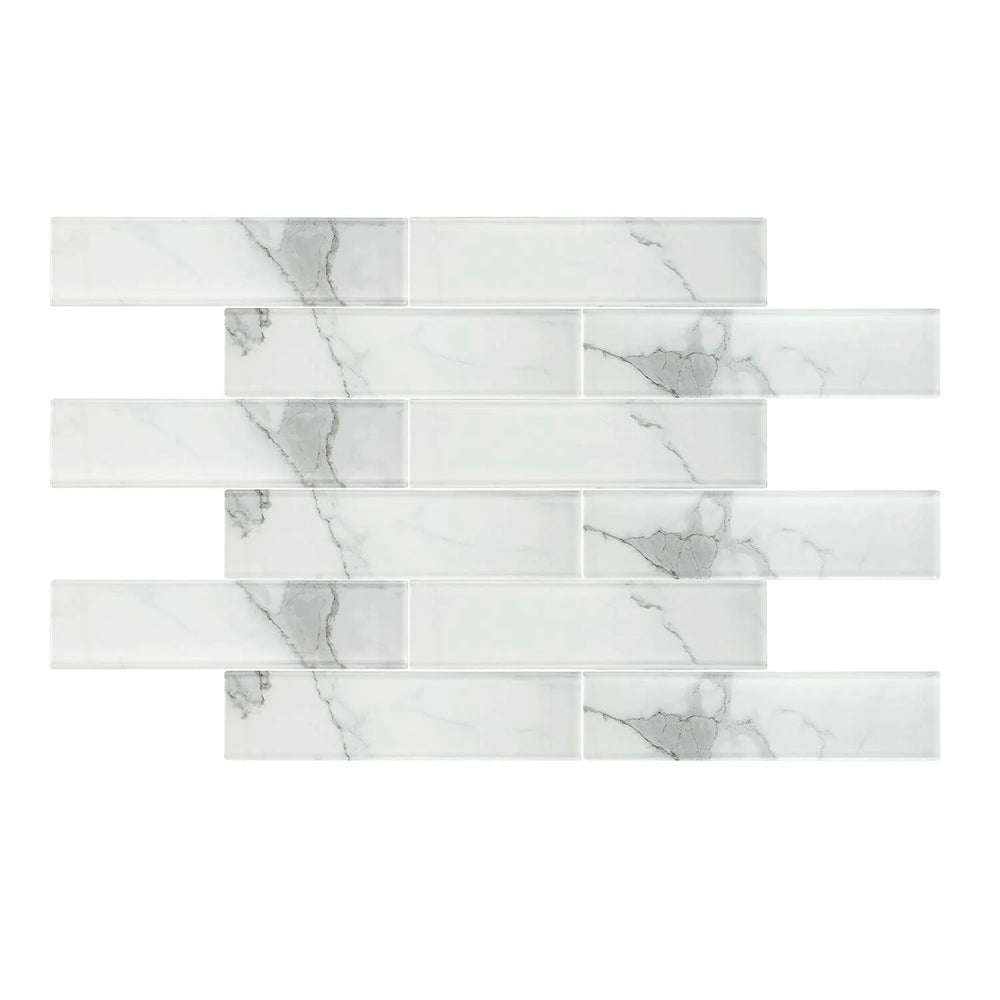 3x12 Calacatta Gold Italian Marble Subway Tile Honed (Matte) – Stone ...