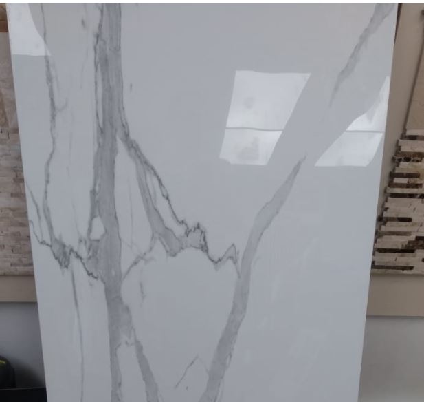 Statuary 12 in. x 24 in. Polished Porcelain for Floor and Wall Tile (4
