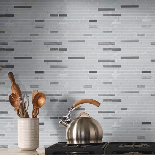 MSI Lucid Sky Interlocking Glass Metal Mosaic Tile (Box of 10 Sheets)