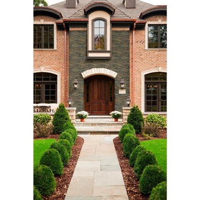 Rustic Gold Ledger Panel 6 in. x 24 in. Natural Marble Wall Tile for A