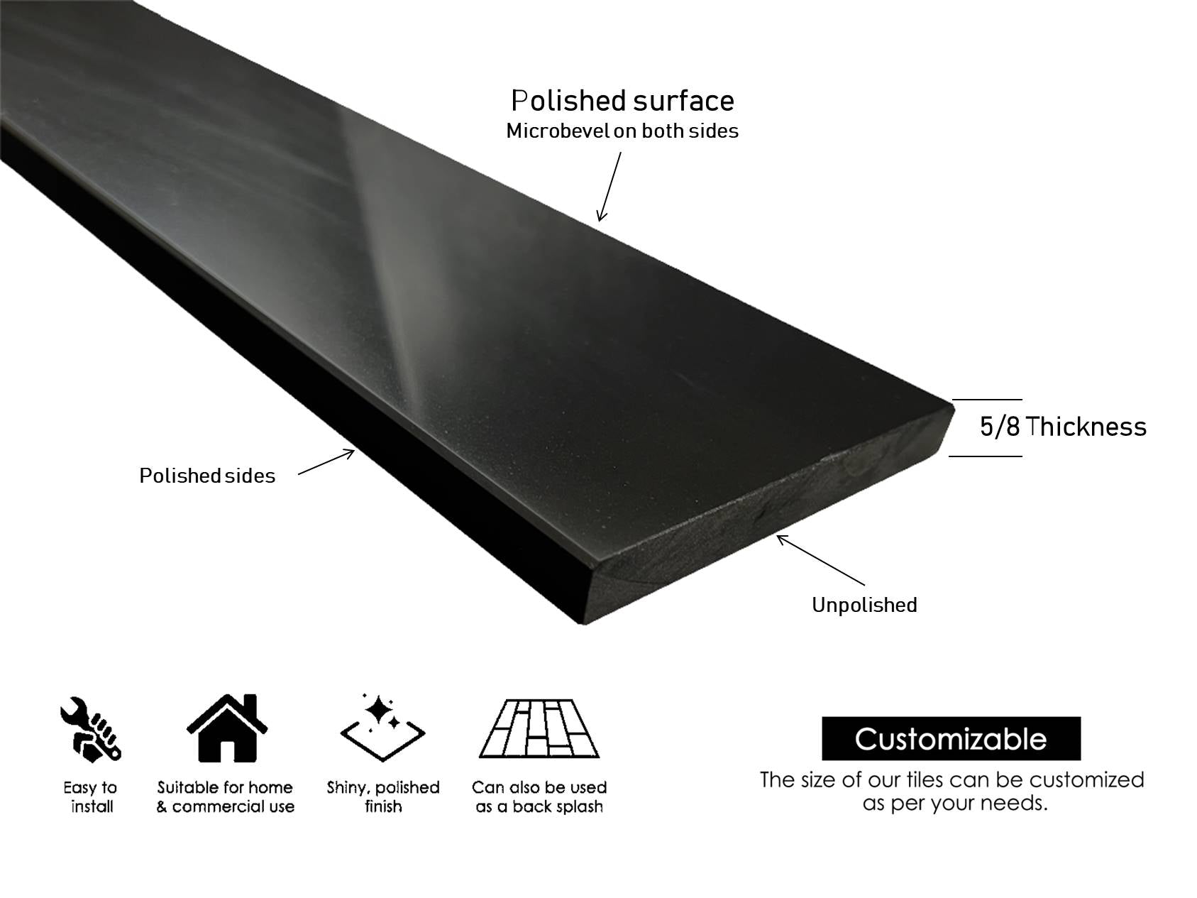 Marble Shower Curb Threshold