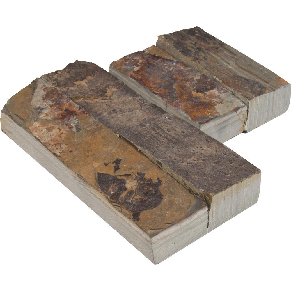 MS International California Gold Ledger Corner 6 in. x 6 in. Natural S