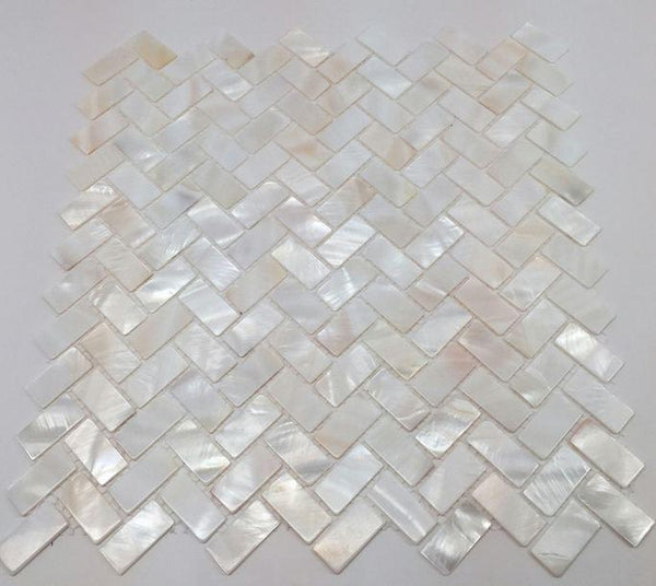 Mother Of Pearl White Sea Shell Backsplash Mosaic Tiles